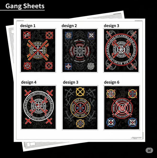 1 What Are Gang Sheets? Custom Printing Explained.