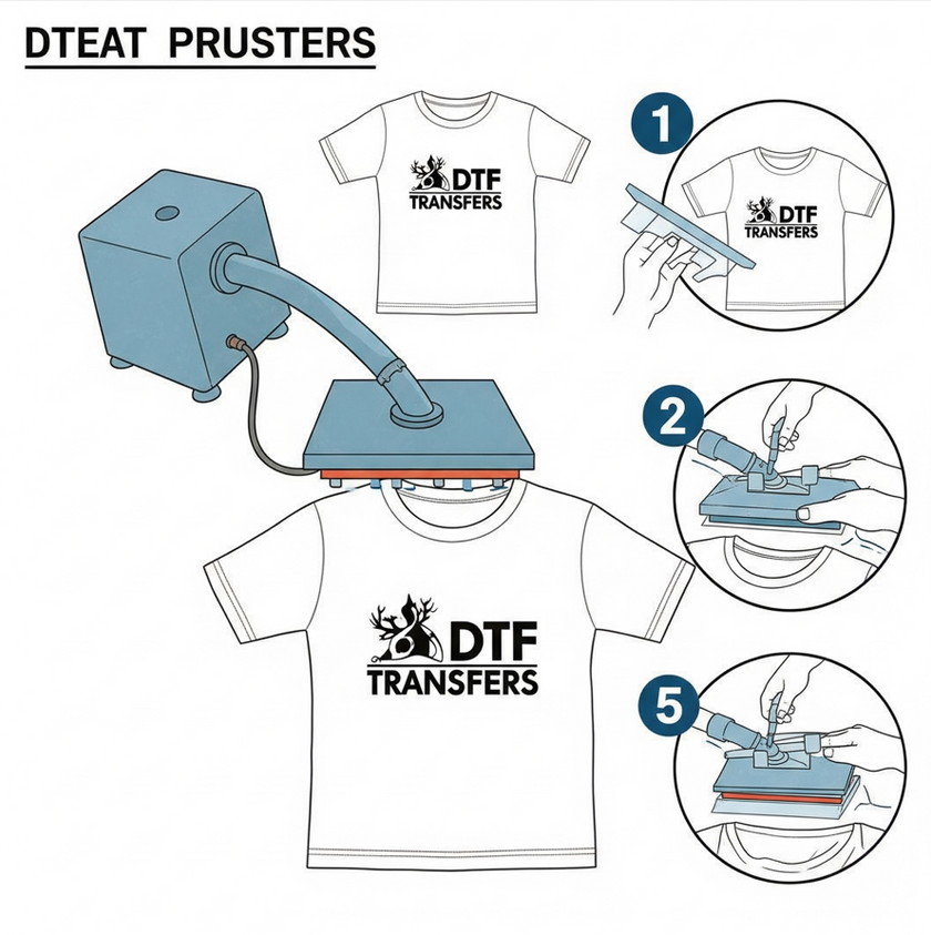 1 How To Press DTF Transfers | Easy Step Guide – DTF Transfer Ohio
