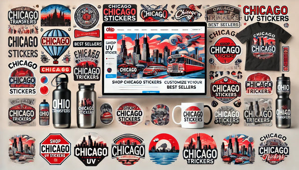 Chicago UV Sticker – Weatherproof & Fade-Resistant DTF Transfer Ohio