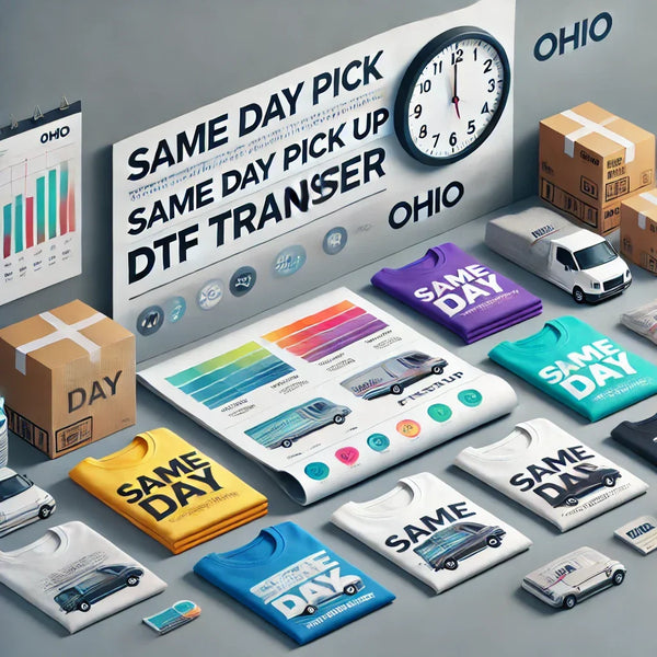 Same Day Pick Up DTF Transfer - Fast and Reliable Custom