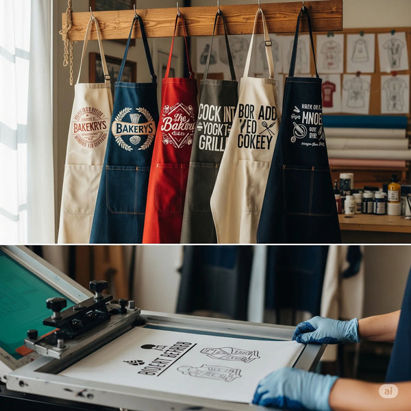 Custom Apron Printing | Design Your Own Aprons Today Online!