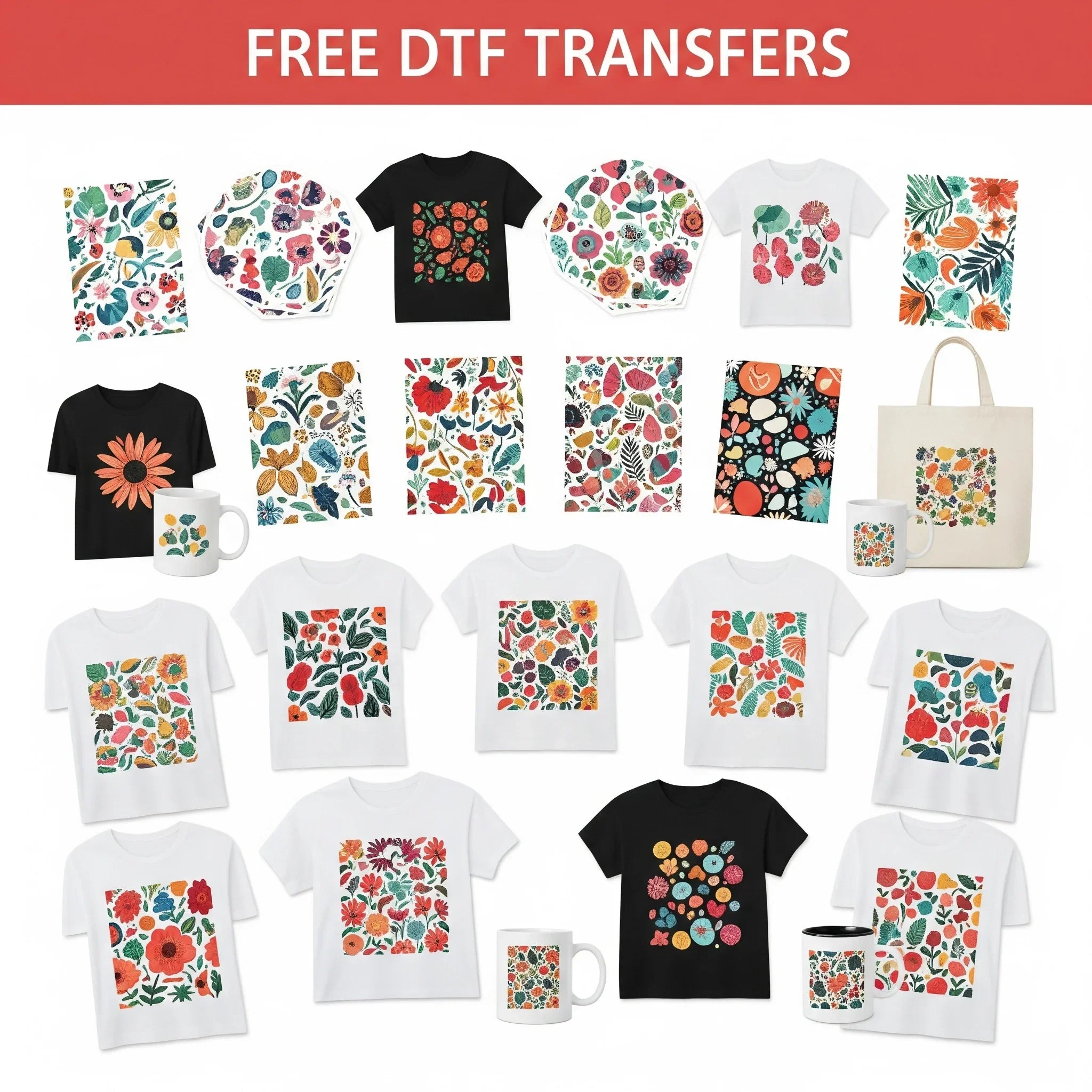 Free DTF Transfers: Customize with Free Transfers
